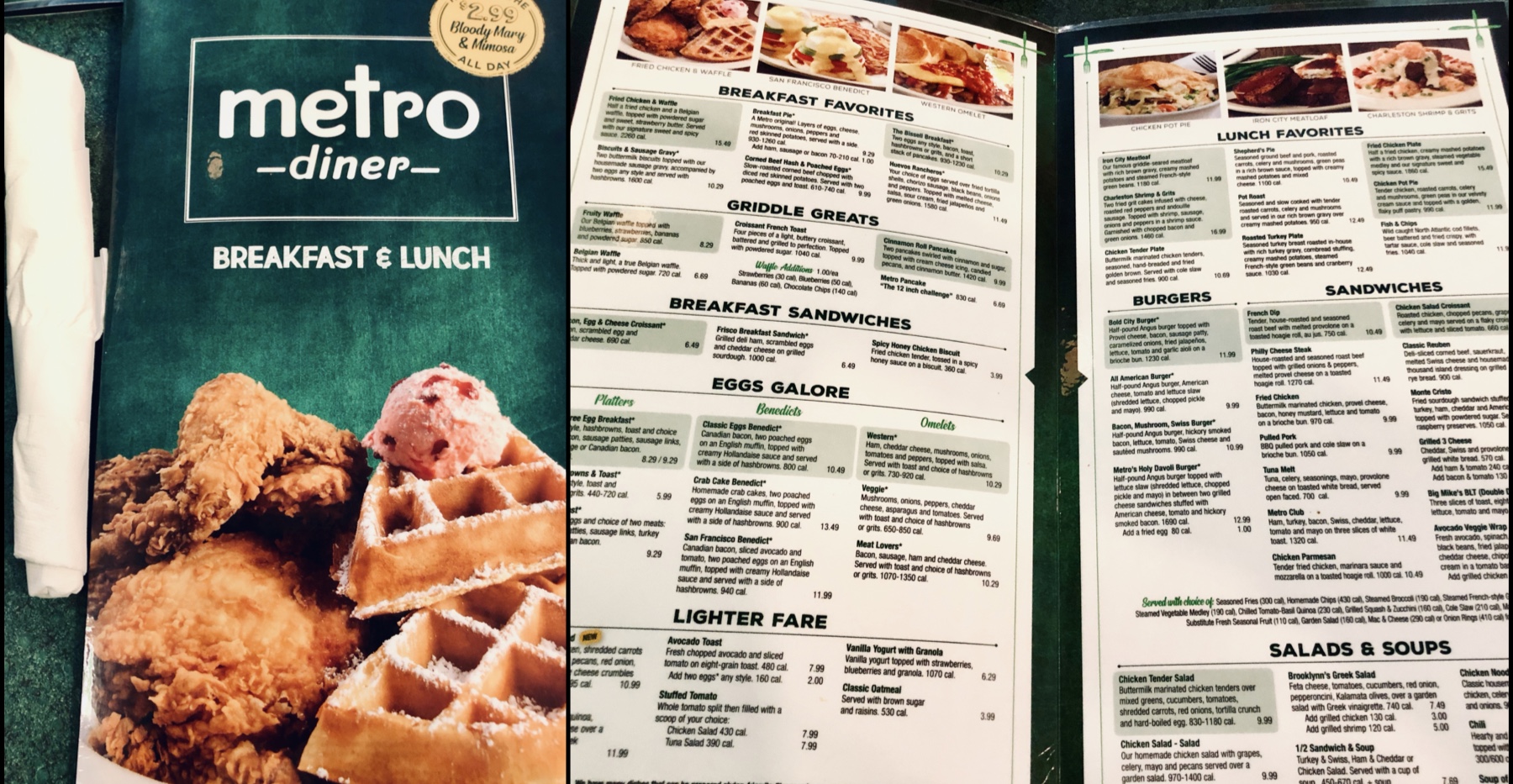 An amazing dining experience @ Metro Diner